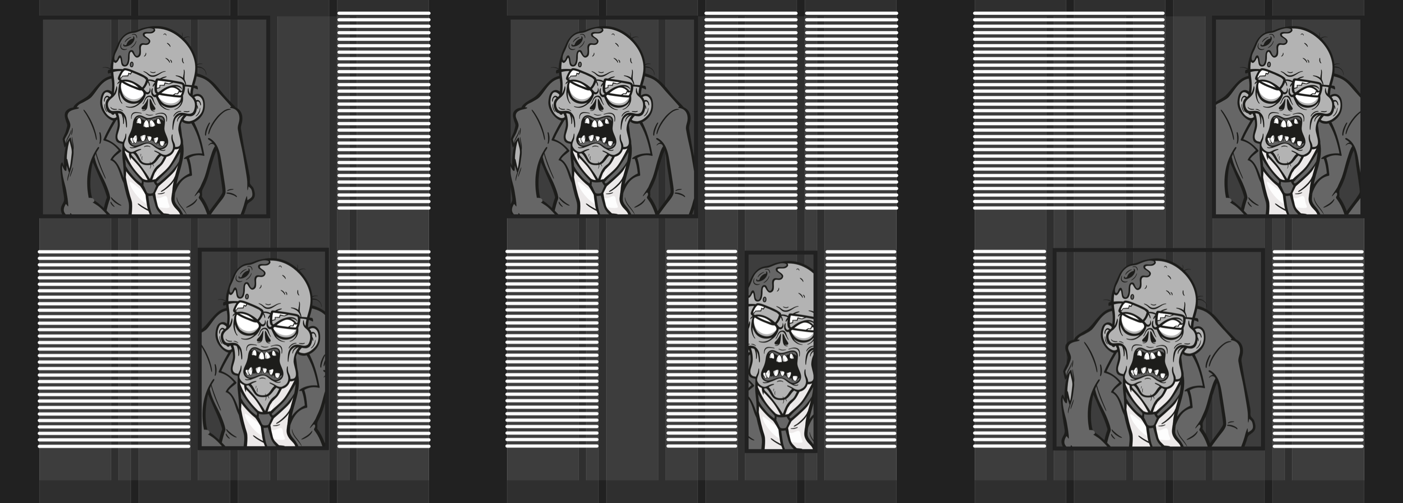 Designing Zombie Hunt Part Three Designing A Layout Grid Stuff