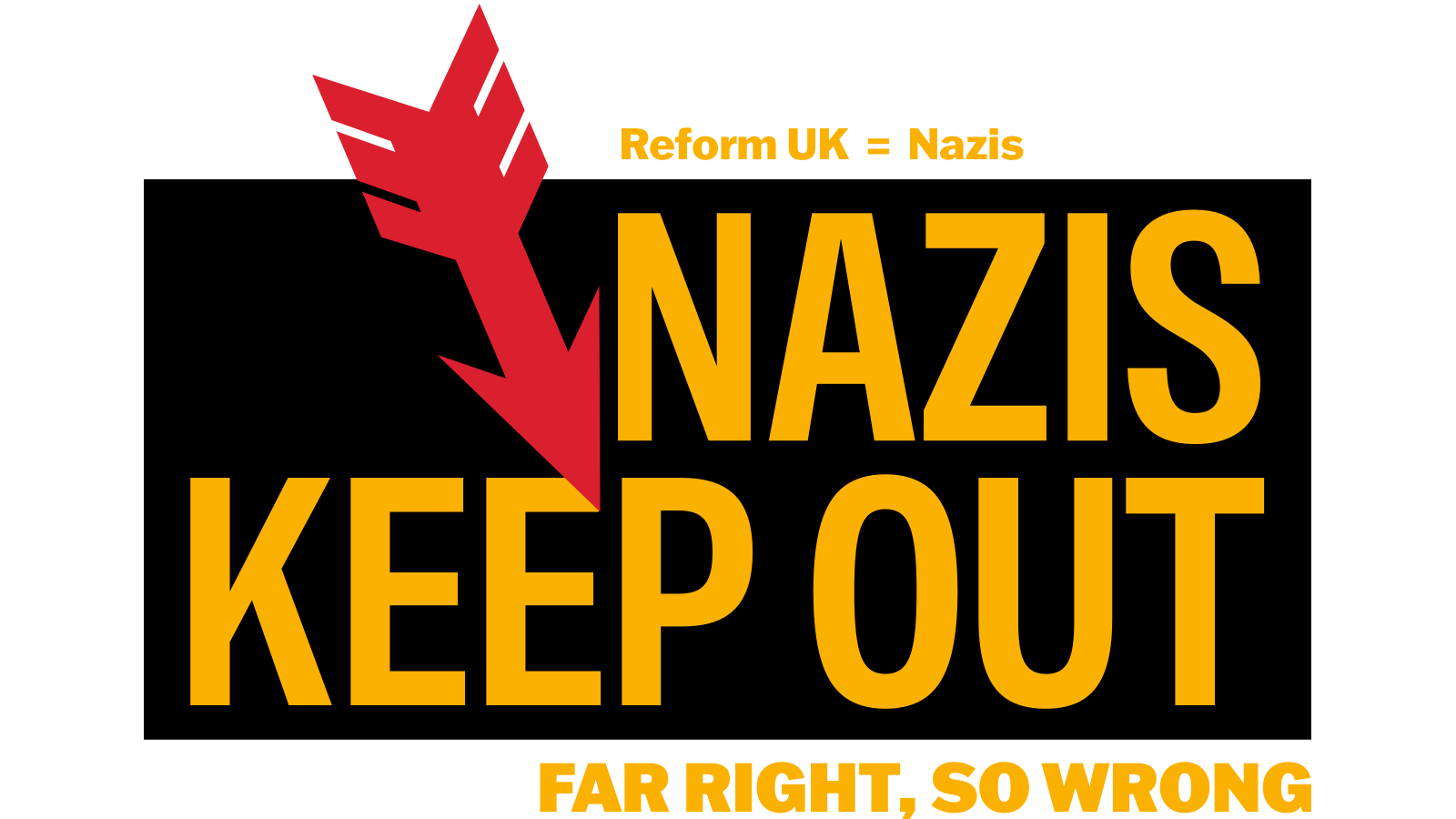 Anti-Nazi League inspired, Far Right. So Wrong t-shirt-designs • Stuff ...
